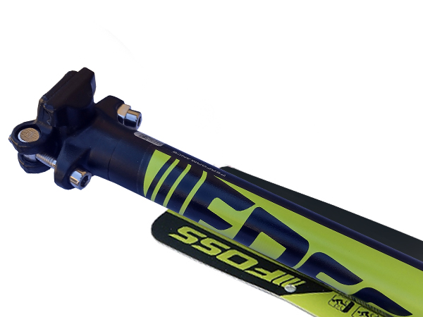 TUBO SILLIN 27.2 X 400 FOSS BLACK/YELLOW 20427 - Terrabike